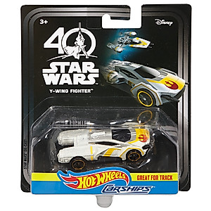 Hot Wheels Star Wars Carships 40th Anniversary Y-Wing Fighter Vehicle