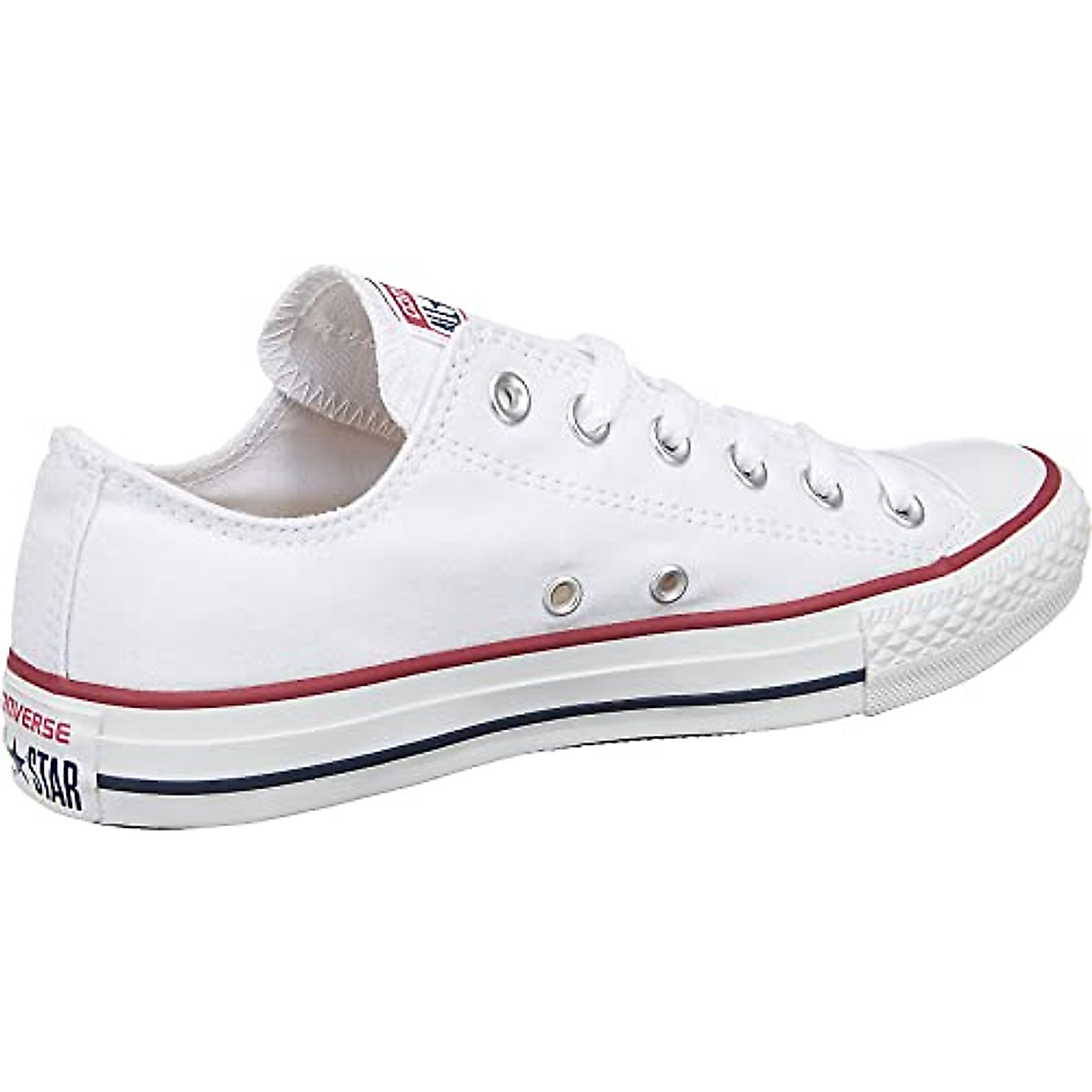 Converse Unisex Chuck Taylor All Star Low Top Optical White Sneakers - 5 B(M) US Women / 3 D(M) US Men