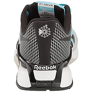 Reebok Unisex MDF60 Running Shoe, Pure Grey/Digital Blue/Black, 8.5 US Men
