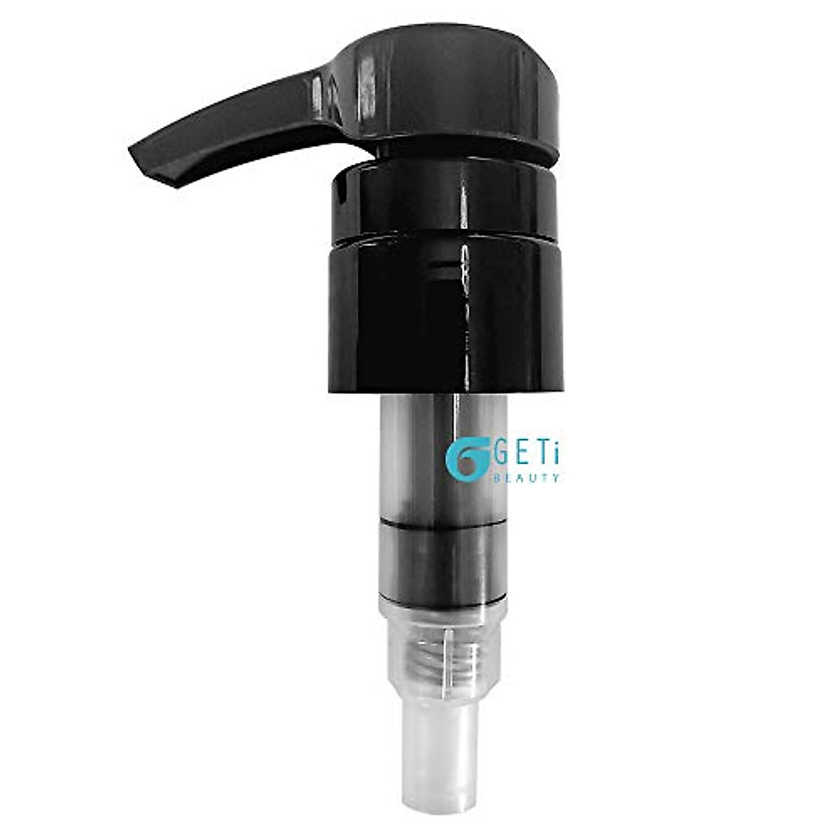 Geti Beauty Liquid Dispenser Pump – Black 3-Pack Liter 33.8 oz Pump Dispenser – Fits Liter Size Shampoo, Conditioner, Soap and Lotion Bottles – Non-Slip Design – 28/410 4cc Output
