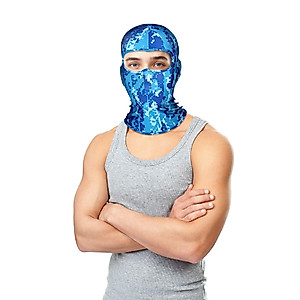 SATINIOR 8 Pcs Balaclava Face Cover Summer Face Mask UV Protection Outdoor Balaclava Windproof Sun Balaclava