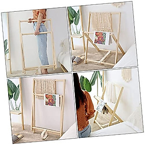 Veemoon Clothes Organizer Rack 1pc Simple Hanger Clothes Organizer Rack Modern Garment Rack Clothes Rack Storage Holder Clothing Solid Wood Wooden Garment Rack Clothes Rack