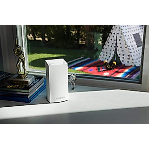Linksys Velop Whole Home WiFi Router White Dual-Band Series, 1500 Sq Ft Coverage, 1 Pack Expandable! (AC1200) (Renewed)