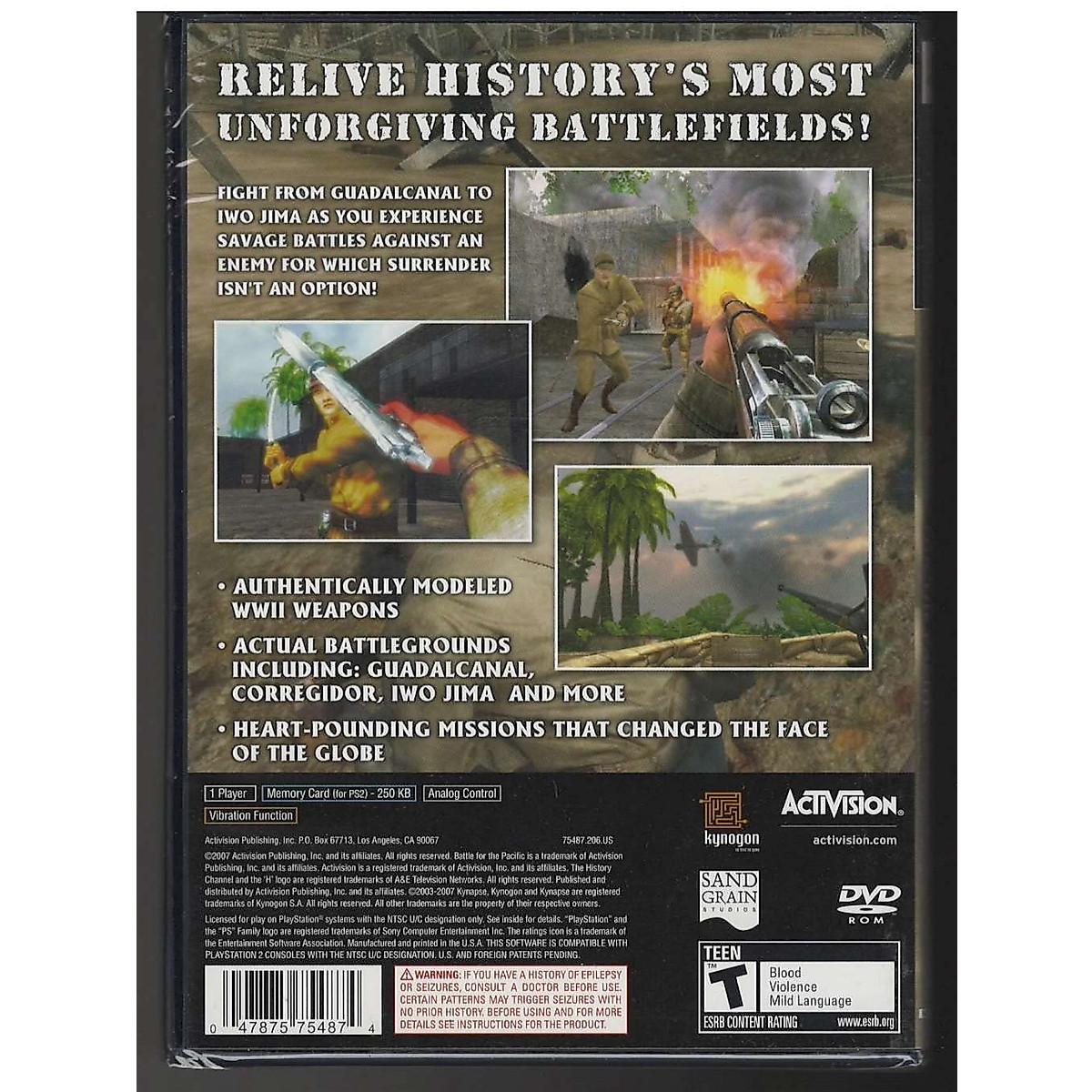 History Channel: Battle For the Pacific - PlayStation 2