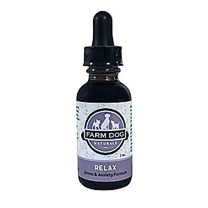 Farm Dog Naturals Relax - Natural Stress and Anxiety Formula for Dogs, 1 Ounce