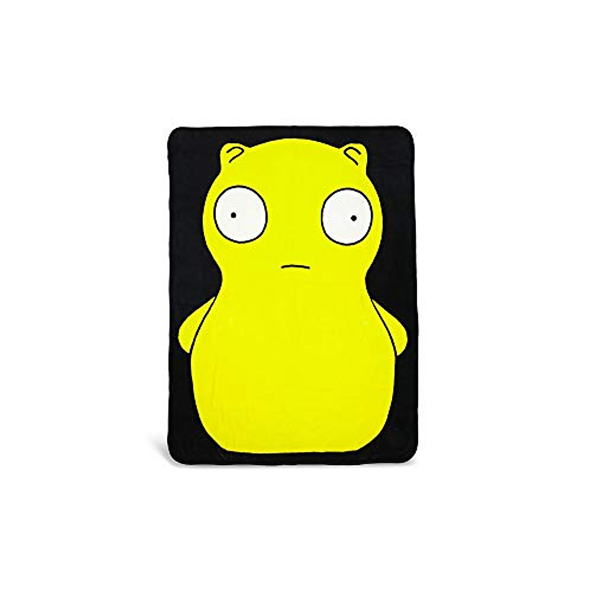 Official Bobs Burgers Fleece Throw Blanket - 45x60-Inch Cozy Accessory - Perfect for Bed, Couch, Chair - Fuzzy Lightweight Comforter Featuring Iconic Toy from Cartoon - Licensed Merchandise