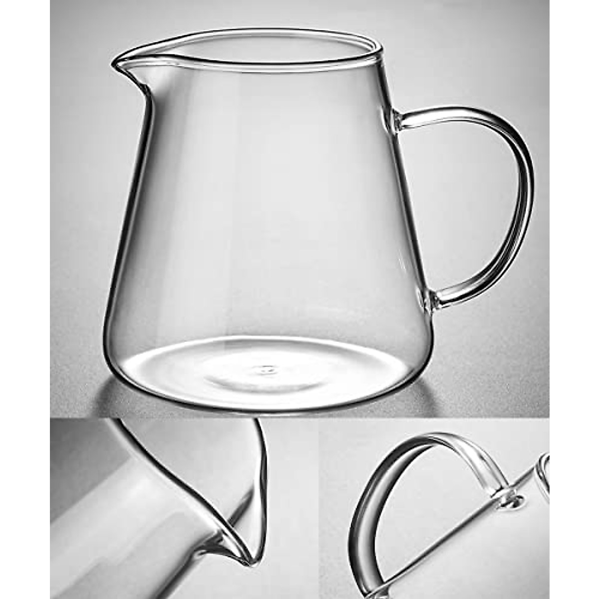 Glass Teapot (32oz/ 950ml) MJZQCD with Removable Stainless Steel Infuser,Glass Tea Pot transparent Stovetop tea Kettle,Blooming and Loose Leaf Tea Maker,Microwave & Dishwasher Safe