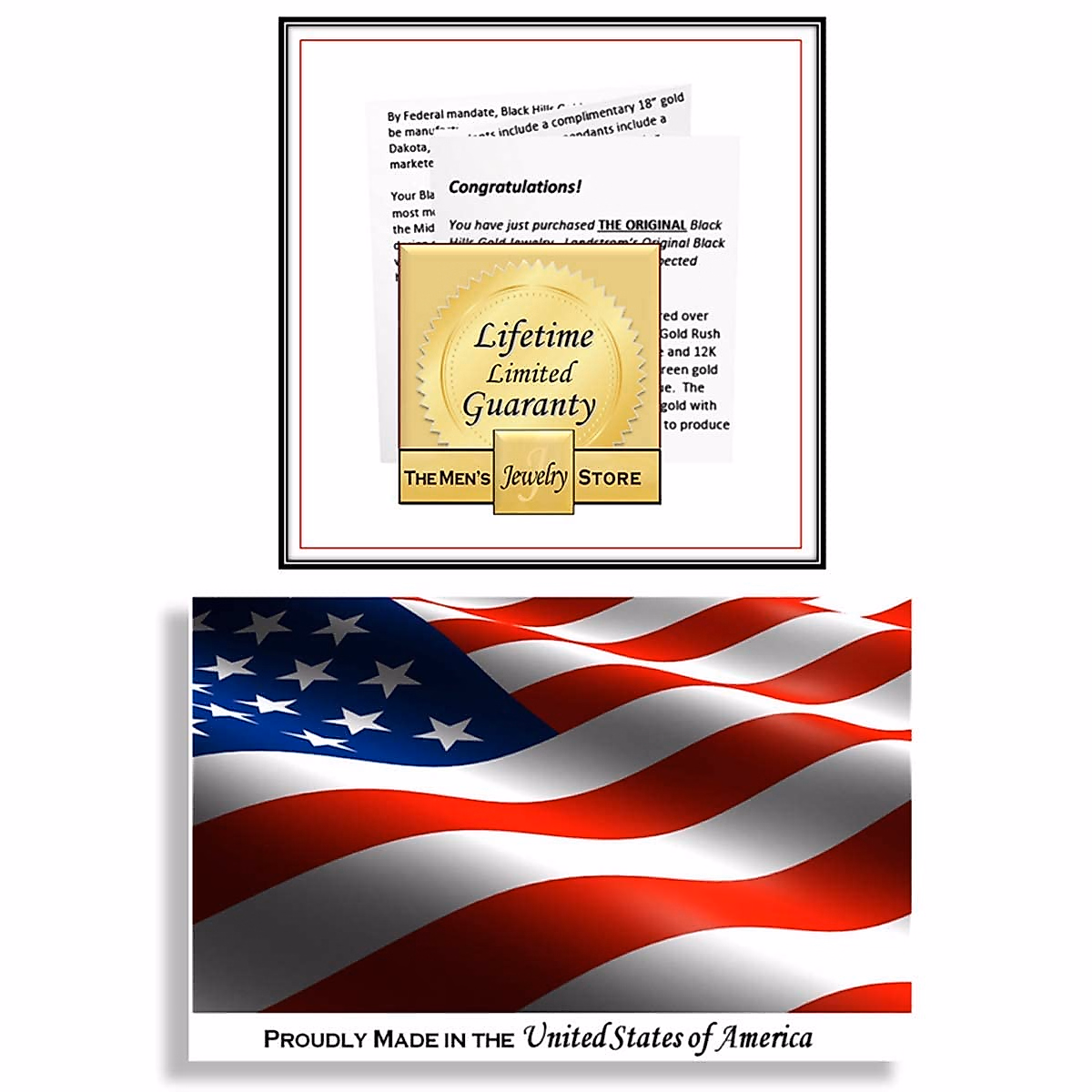 10k Yellow Gold Diamond 7.24mm Wedding Ring, 12k Green and Rose Black Hills Gold Size 8.75