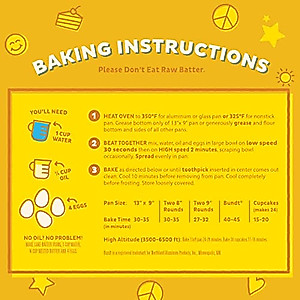 Annie's Homegrown Organic Cake Mix, Classic Yellow, 21 ounces