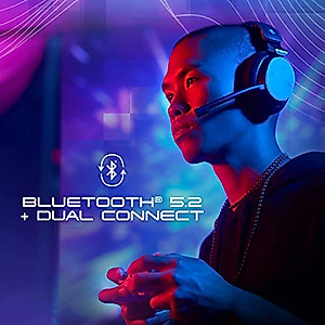 Skullcandy PLYR Wired/Wireless Over-Ear Gaming Headset for PC, Playstation, PS4, PS5, Xbox, Nintendo Switch - Black Digi-Hype