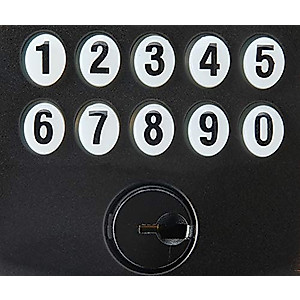 SCHLAGE FE595 CAM 716 16-211 10-063 Camelot by Georgian Keypad Knob with Flex Lock, Aged Bronze