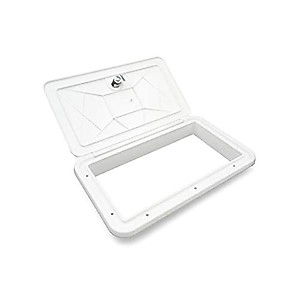 THETFORD|B&B Molders RV Replacement Parts and Accessories RV Camper Multi-Purpose Access Hatch Polar White PN 94314