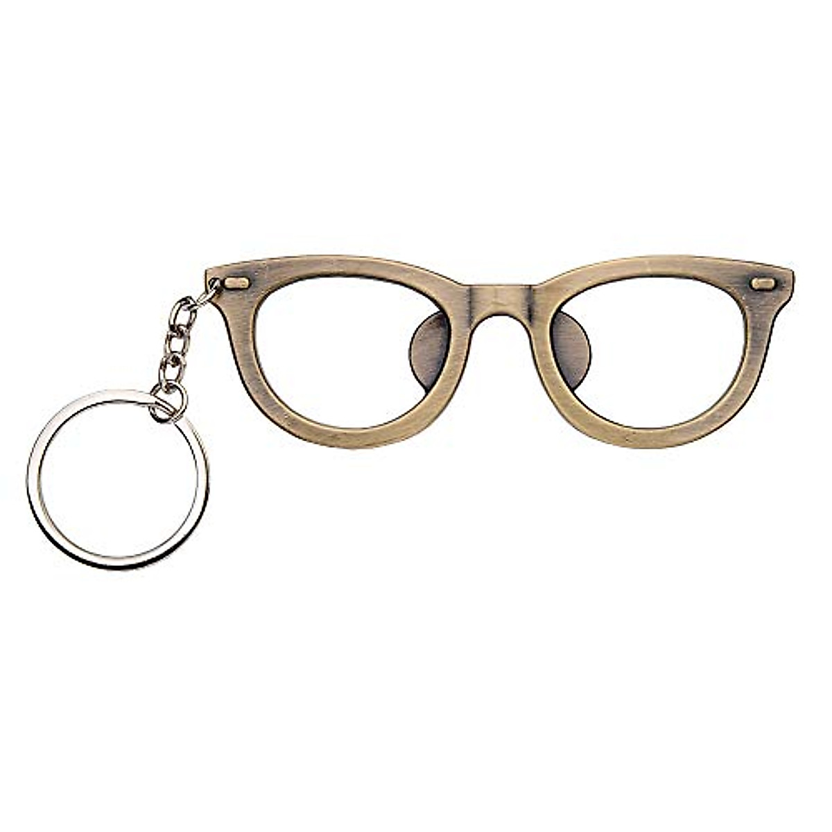 Sun Glasses Bottle Opener, Liangery Travelling Mental Beer Bottle Opener Keychain with Vintage Style