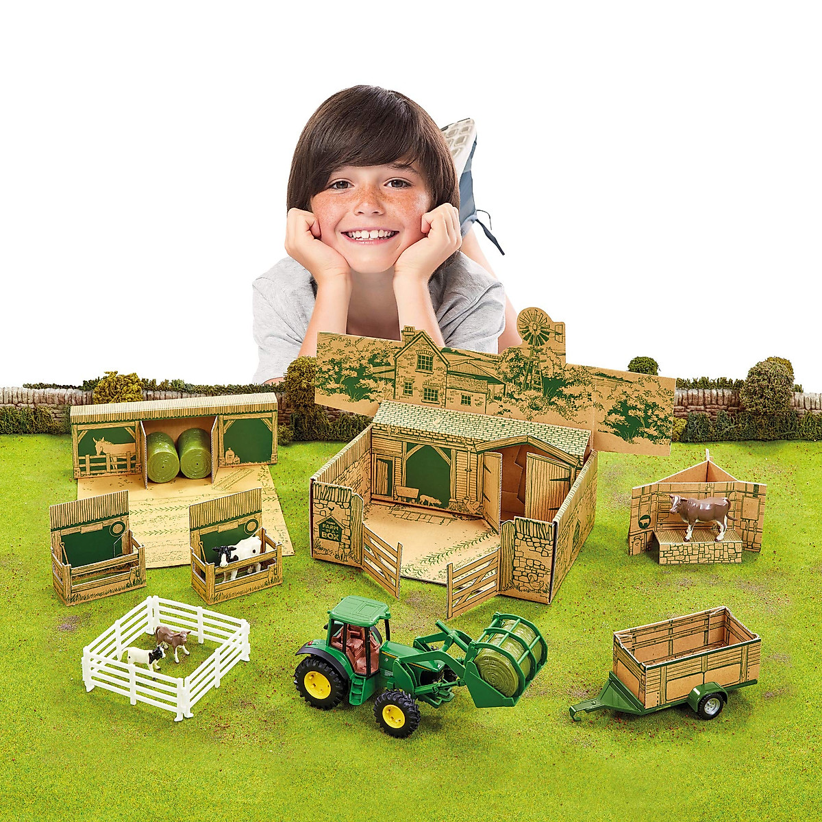 Britains Farm in a Box, Farm Playset for Kids, Multicolor, 3 Years and Up