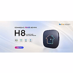 SuperTV H8 Brazil Box TV Brasil New Version HTV8 Brazilian TV Box Android 11 - 2.4GHz/ 5GHz WiFi 4K UHD Bluetooth 4.2