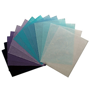 60 Sheets 8.5 x 11 inch Handmade Paper Mulberry Paper Sheets for Crafts Japanese Tissue Paper with Designs 8.5 by 11 inch Letter Size Collage Art Supplies soap Paper Packaging wrap soap Supplies Bulk