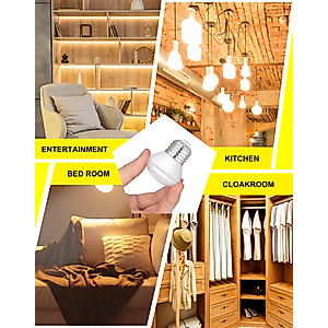 MAKYTWOW R14 Led Bulb 4W E26 Base 2700K Warm White Dimmable Mini LED Reflector Floodlight Bulb 40W Equivalent 400 Lumens 4Pack