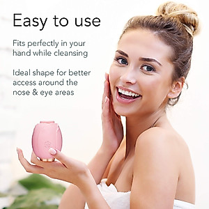 ROSEMI Silicone Facial Cleansing Brush - 6 Modes Electric Face Scrubber for Women - Waterproof Sonic Facial Cleansing Brush - Facial Scrubber for Exfoliation - Facial Cleansing Brush Silicone