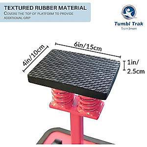 Tumbl Trak Fly Right Cheer Stunting Trainer, Hot Pink, 20 in x 20 in x 10 in