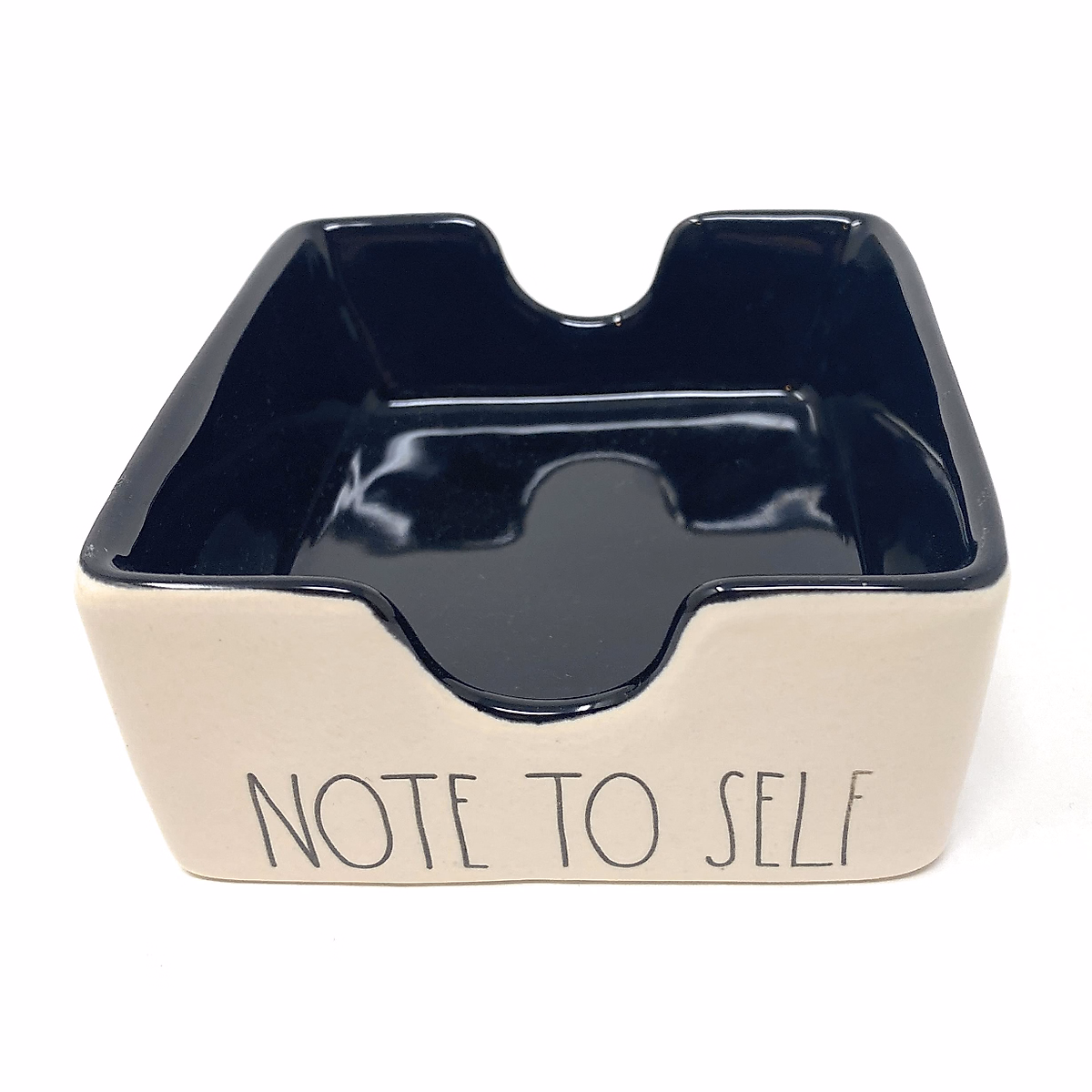 Rae Dunn Note to SELF Post It Note Holder Desk Accessory