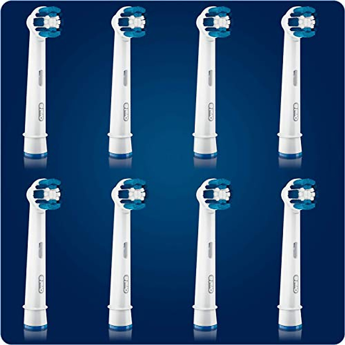 Oral-B Precision Clean Toothbrush Heads Pack of 8 Replacement Refills for Electric Rechargeable Toothbrush