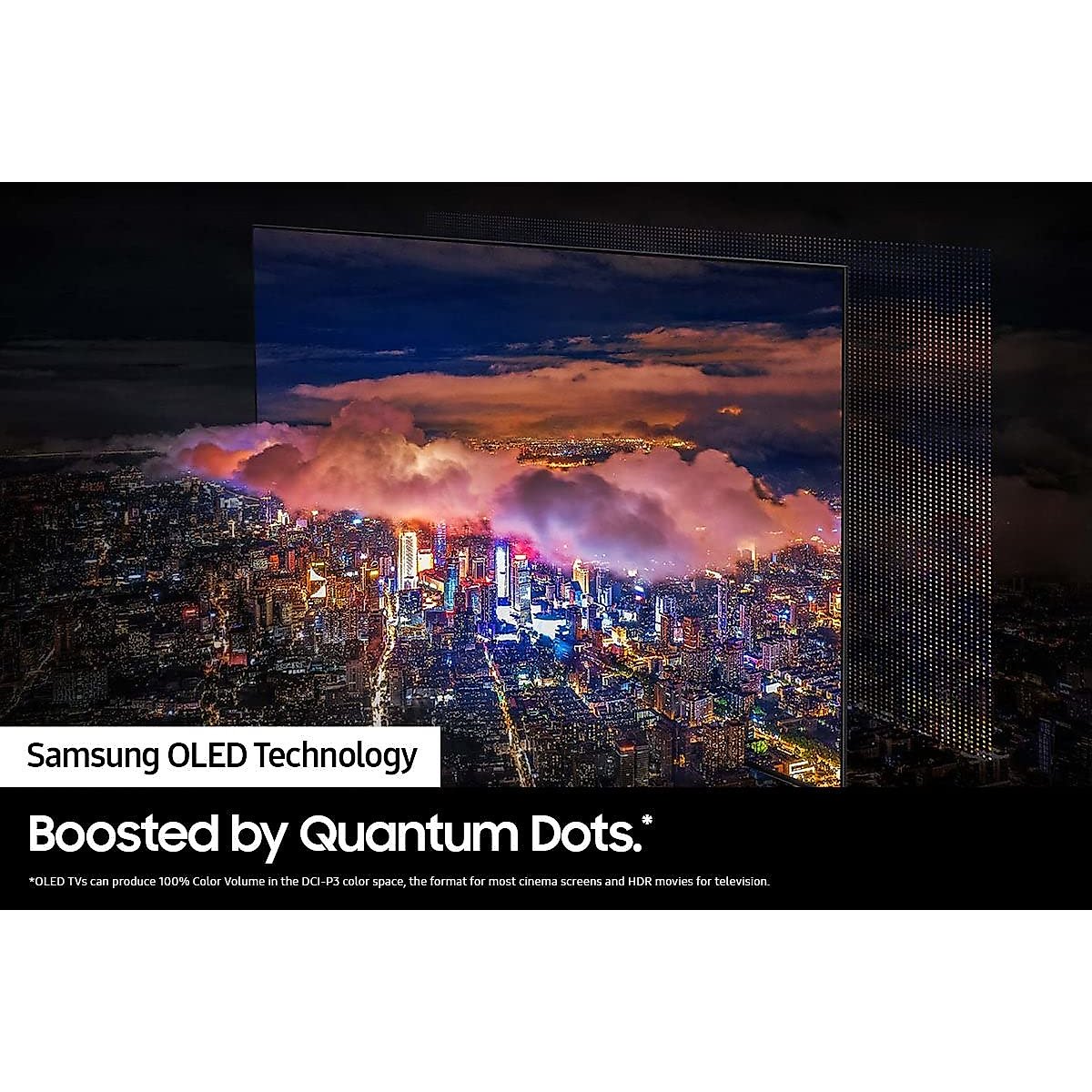 SAMSUNG QN65S90CAFXZA 65 Inch 4K OLED Smart TV with AI Upscaling with a 5S-PS6-US1 V-Series 6-Outlet Power w/Omniport USB (2023)