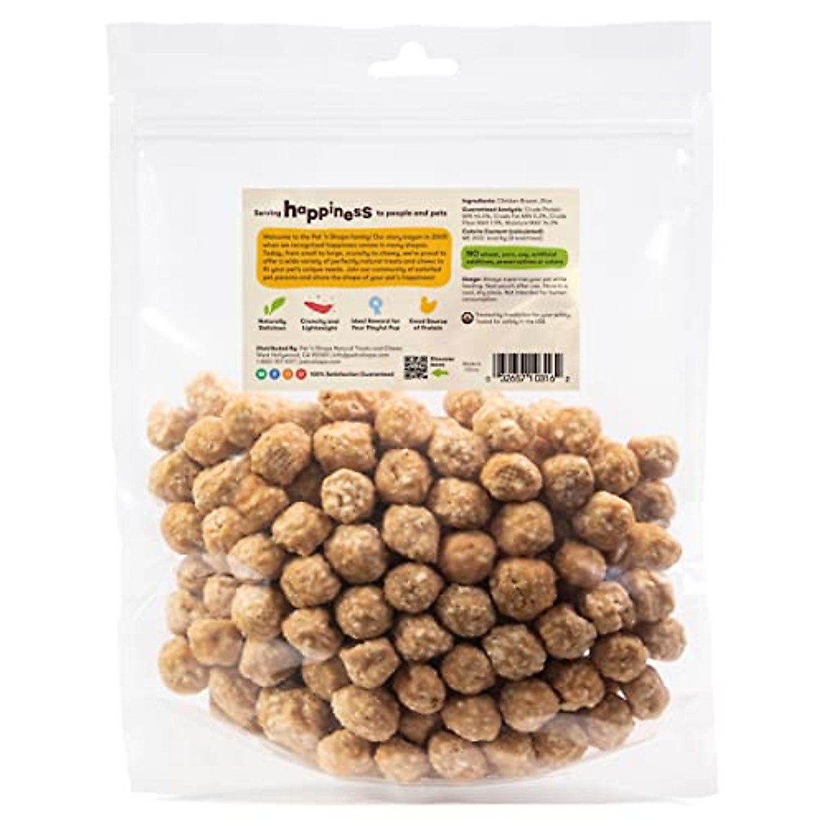 Pet 'n Shape Chik 'n Rice Balls Dog Treats - 1 Pound