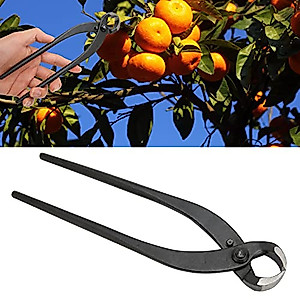 MIGONG Bonsai Knob Cutter, Professional Branch Cutter Manganese Branch Cutting Tool for Even Flowers Fruit Trees Bonsai Garden Plants House Plants 8.3In