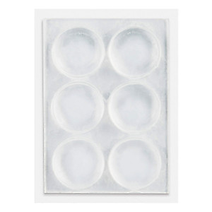 Scotch SP951-NA Bumpers and Door Stops, 1/2" Round, Clear, 40 Count