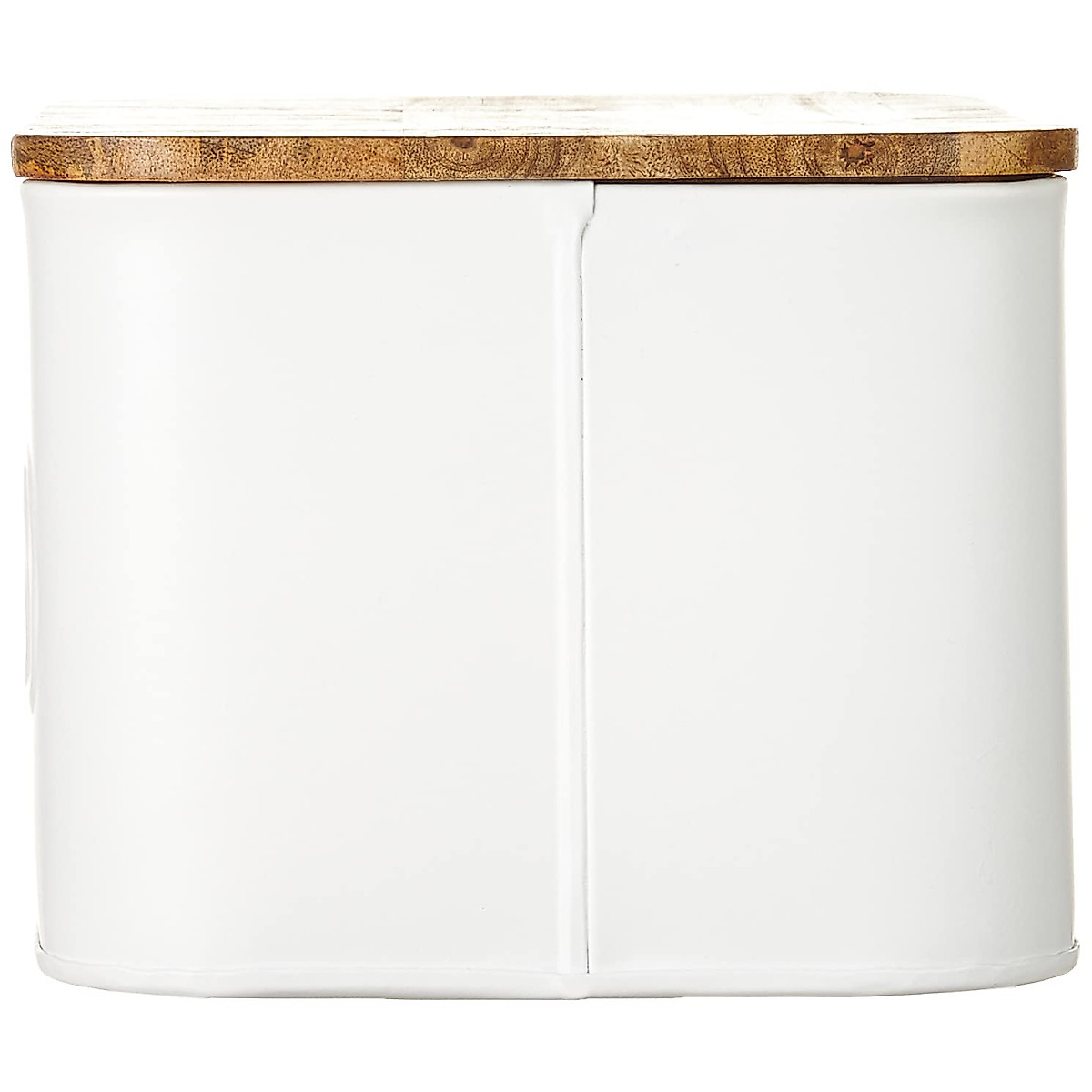 Mud Pie Circa Bread Box white, 5 1/4" x 12"