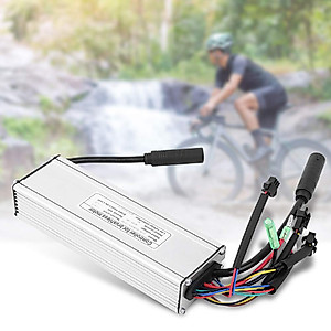 Shanrya Electric Bicycle Controller, Oractical Double‑Drive Controller, for E-Bike Bike Parts Bicycle 17A