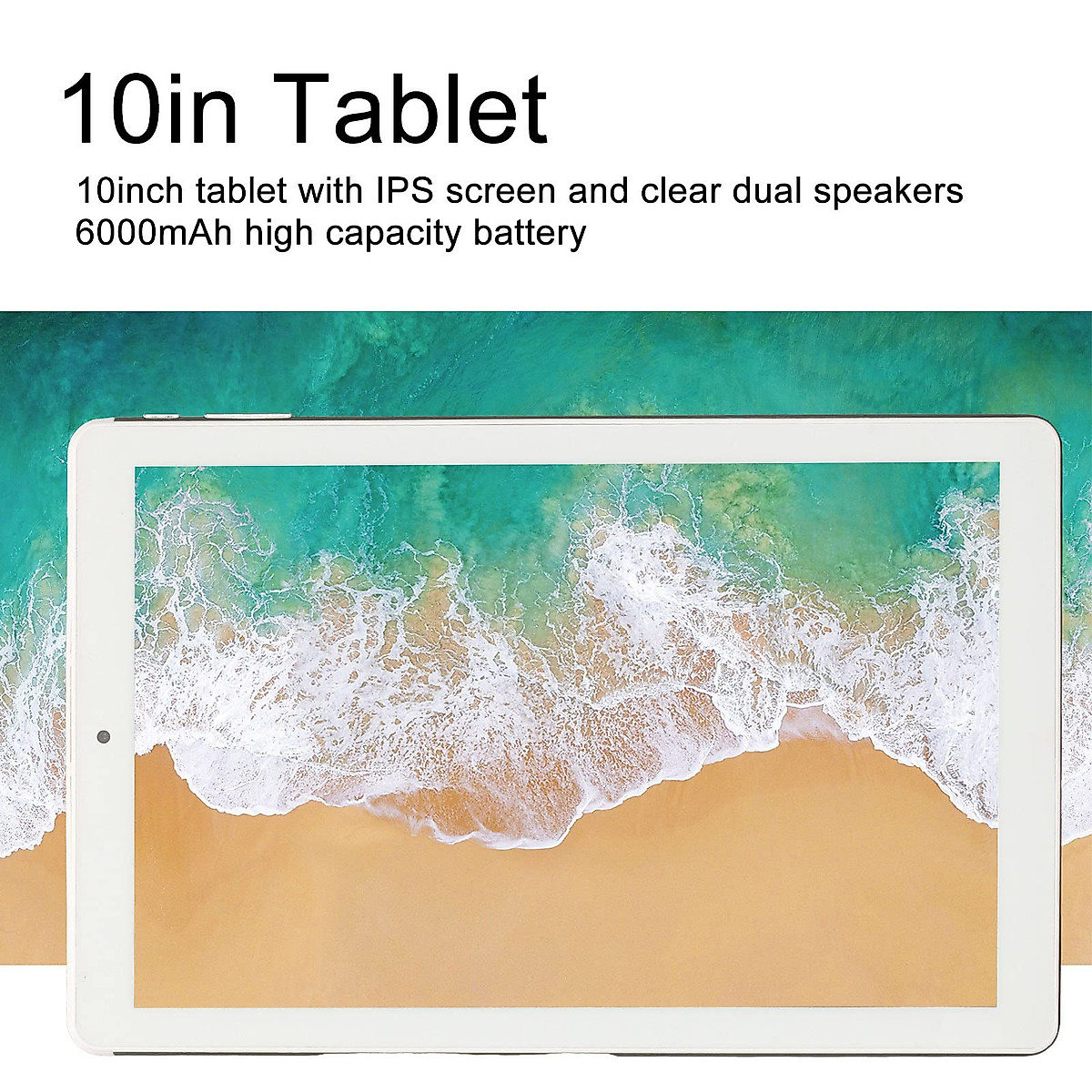 10in Tablet for Android11, WiFi 3G Network Phone Call, 4GB RAM 256GB ROM, Octa Core Processor, 6000mAh Battery, for Kids, IPS HD Screen