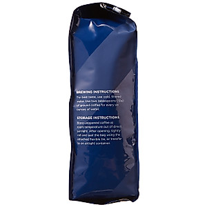 Amazon Fresh Organic Fair Trade Sumatra Ground Coffee, Dark Roast, 12 Ounce (Pack of 3)