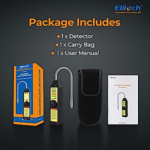 Elitech WJL-6000S Freon Leak Detector Halogen Refrigerant Tester AC Leak Sniffer R22 R410A R134A R1234YF