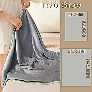 VAJOOCLL Faraday Blanket Cotton Protection Blanket for Beds, Couches, Pregnancy and Babies Belly Faraday Blanket, (B-47IN * 55IN)