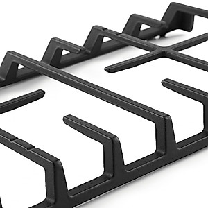 DG94-00937A DG94-00468B Cast Iron Side Grate Replacement for Samsung Stove Parts NX58H9500WS NX58H5600SS NX58R5601SS NX58J5600SG NX58F5500SS and More Samsung Gas Range Parts Stove top Support 1 Pack