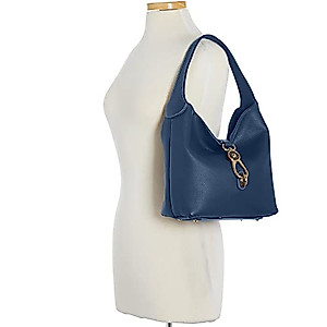 Dooney & Bourke Pebble Grain Small Logo Lock Sac Shoulder Bag