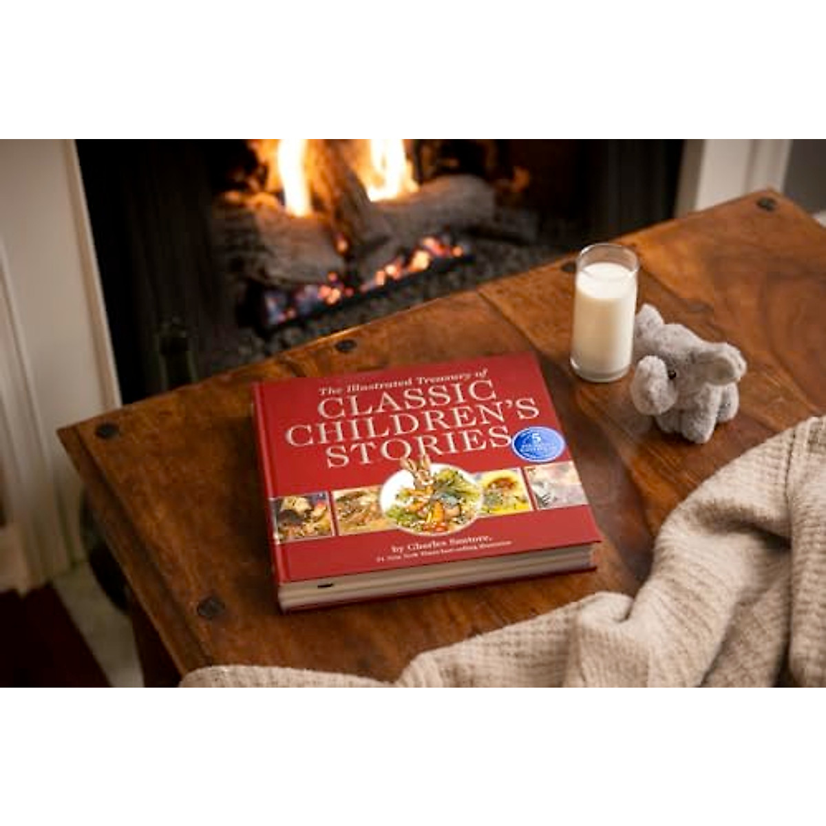 The Illustrated Treasury of Classic Children's Stories: Featuring 14 Classic Children's Books Illustrated by Charles Santore, acclaimed illustrator (A ... Art) (Charles Santore Children's Classics)