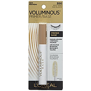 L'Oreal Paris Makeup Voluminous Lash Boosting Conditioning Primer Mascara, White Primer, 0.24 fl; oz.
