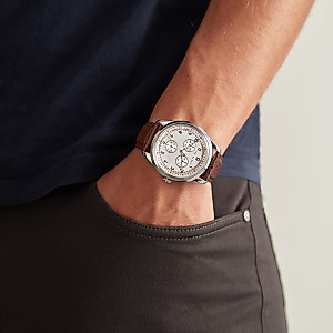 Ted Baker DAQUIR Multi Men's Brown Leather Strap (Model: BKPDQS104)