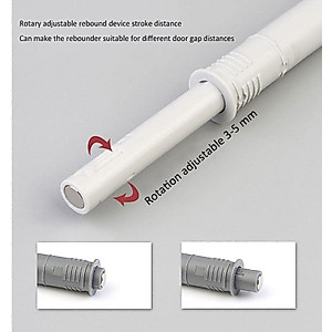 bjsdkff 10 Pack Magnetic Push Latches for Cabinet Door,Push Latches for Cabinets,Cabinet Magnet Latch,for Closet Cupboard Wine Cabinet Drawer Sliding Door Lock Pop-up Door Lock