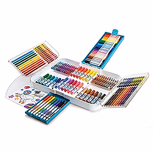 Crayola Ultra Smart Case, 150 Pieces, Art Set for Kids, Gift, (Model: 04-6810)