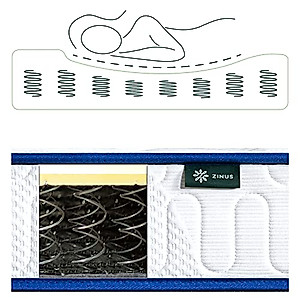 ZINUS 6 Inch Essential Innerspring Mattress / Medium Firm Feel / CertiPUR-US Certified / Mattress-in-a-Box, Queen