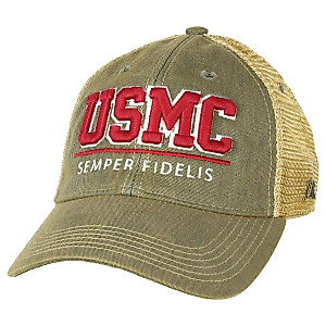 7.62 Design USMC 'Semper Fidelis' Vintage Trucker Hat Grey