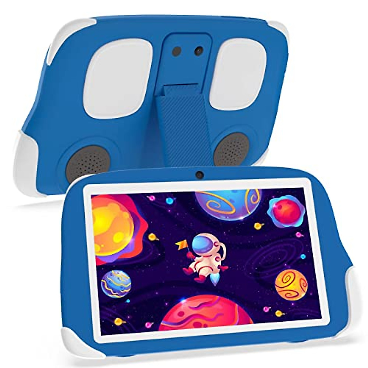 ATOZEE 8 Inch Kids Tablet, Android 11 Toddler Tablet, 32GB ROM+2GB RAM, Quad-core Processor, 1280x800 IPS HD Eye-Care Touchscreen, 8MP Camera Tablets PC with Silicone Case
