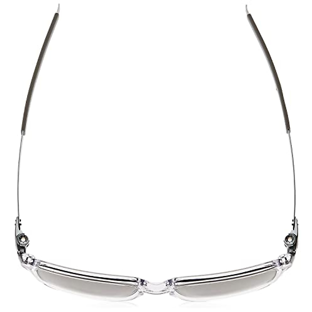 Oakley Men's OO9469 Wheel House Square Sunglasses, Polished Clear/Prizm Black Polarized, 54 mm