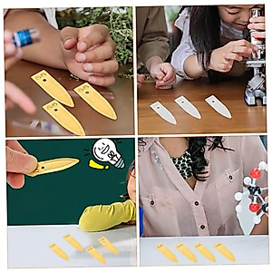 TOYANDONA 40pcs Sheet Battery Experiment Materials DIY Fruit Battery Materials Fruit Battery Experiment Supplies Electrode Strip for Electroplating Copper Strip Electrode Strips Zinc