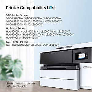 DR820 DR-820 Drum Unit Compatible Replacement for Brother DR820 DR-820 DR 820 for MFC-L5850DW HL-L6200DW HLL6200DW L6200DW MFC-L5900DW MFC-L5700DW HL-L5200DW L5200DWT Printer (2 Black)