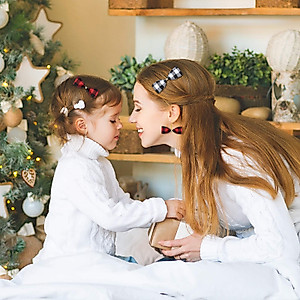 3 Rolls Christmas Plaid Ribbon Buffalo Plaid Burlap Ribbons Christmas Wrapping Decoration Ribbon for Christmas Fall Wrapping DIY Crafts Decor Supplies, 24 Yards in Total (1 Inch)