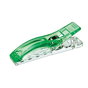 Clover Jumbo Wonder Clips 24 Count, Green